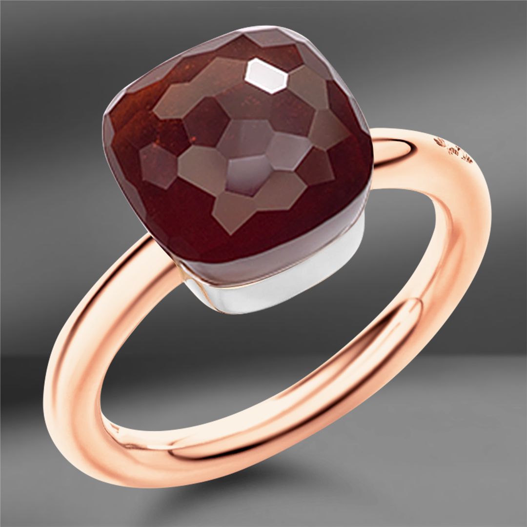 Золотое кольцо с гранатом Pomellato Nudo купить в Москве